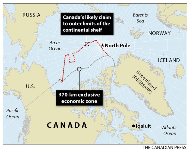 Canada to file Arctic seafloor claim – Eye on the Arctic