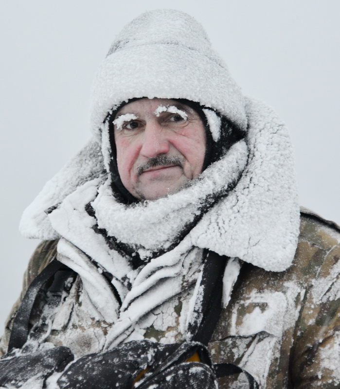 Photographer Alexander Stepanenko during a recent trip to the shores of ...